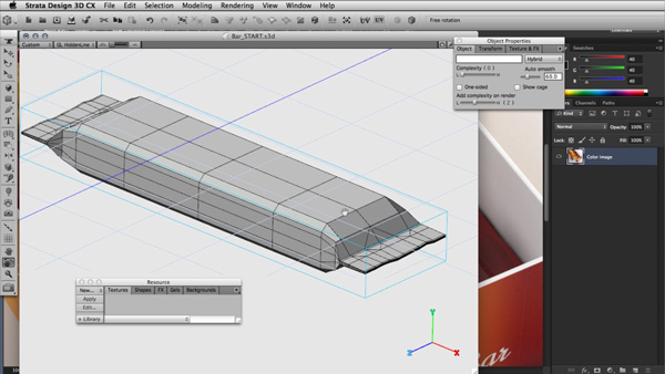 Nut Bar Project, Part 1: UV Mapping the bar package geometry - Strata