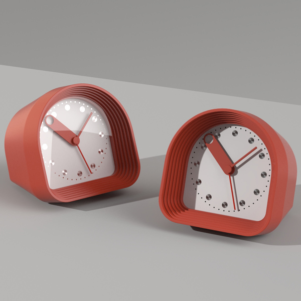 Alessi Desk Clock - Strata