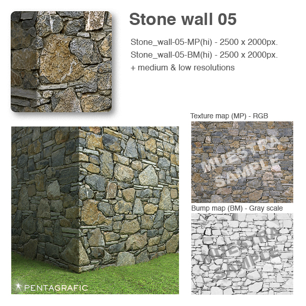 Stone wall 05 - Strata